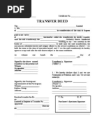 LRA 42 Form for Property Transfer | PDF | Legal Documents | Document