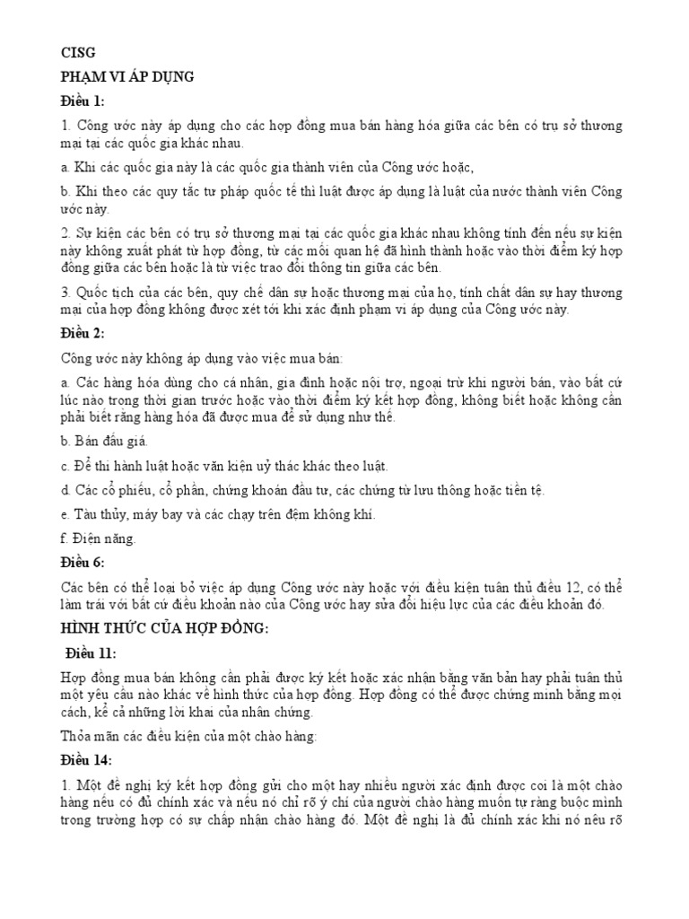 CISG | PDF