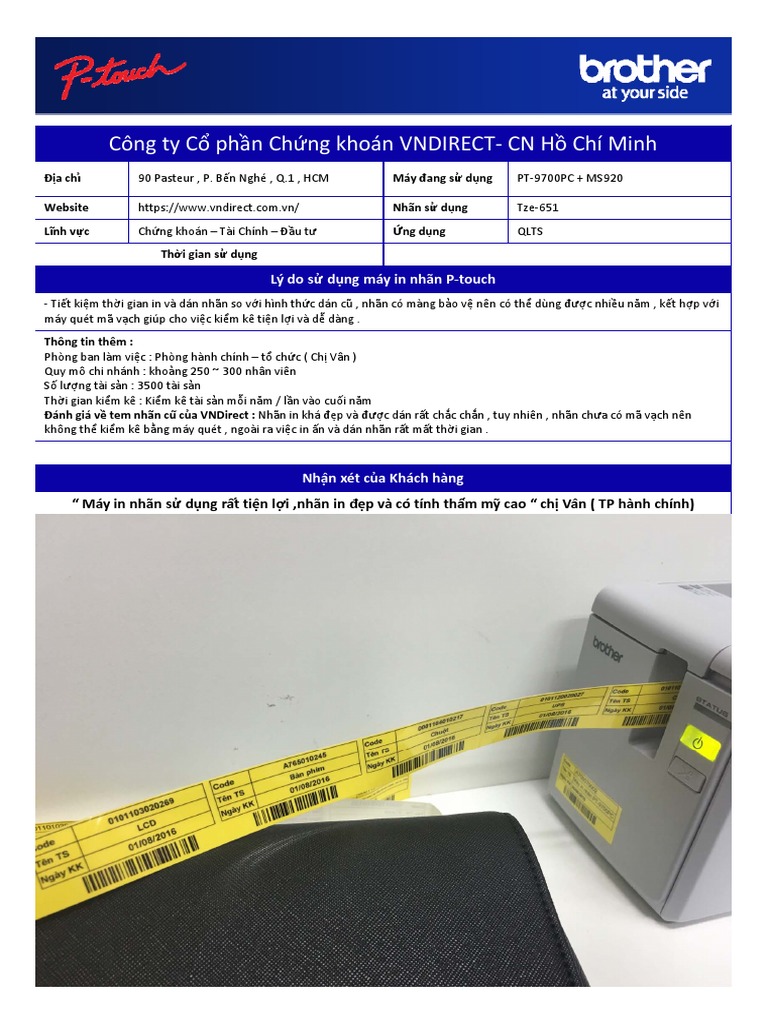 Case Study QLTS - Cty CH NG Khoán VNDirect | PDF