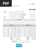 7 Internal Vehicle Maintenance Job Card New | PDF | Road Transport ...