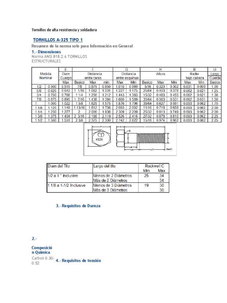 Tornillos de Alta Resistencia y Soldadura | PDF | Soldadura | Construcción
