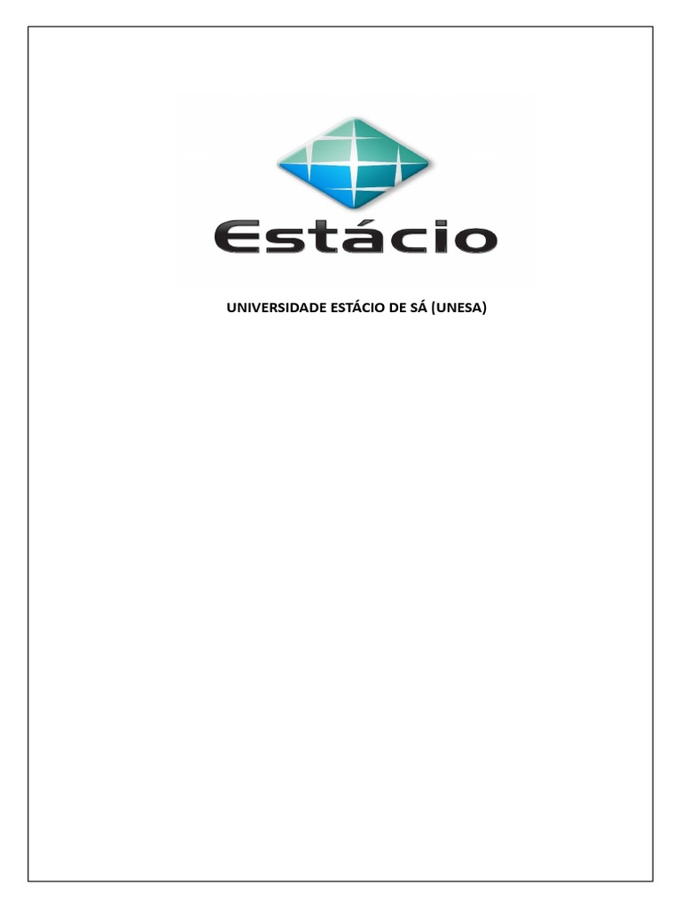 Universidade Estácio de Sá (Capa) | PDF