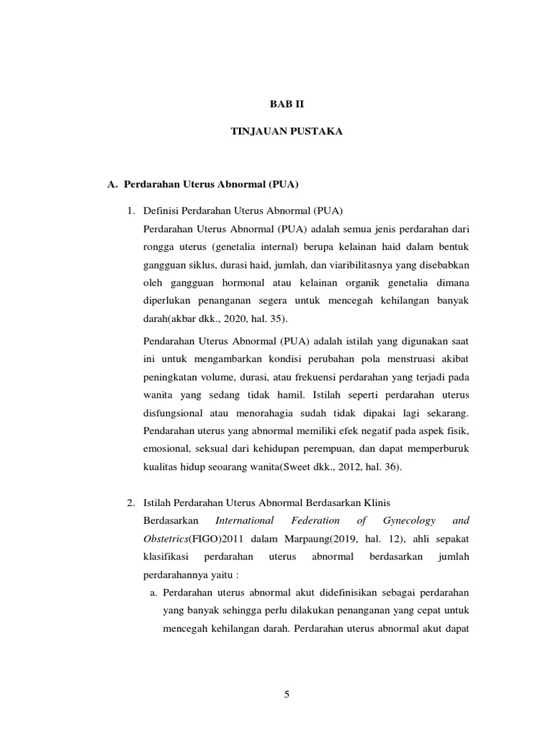 Definisi dan Klasifikasi PUA pada Wanita | PDF | Pengembangan Diri ...