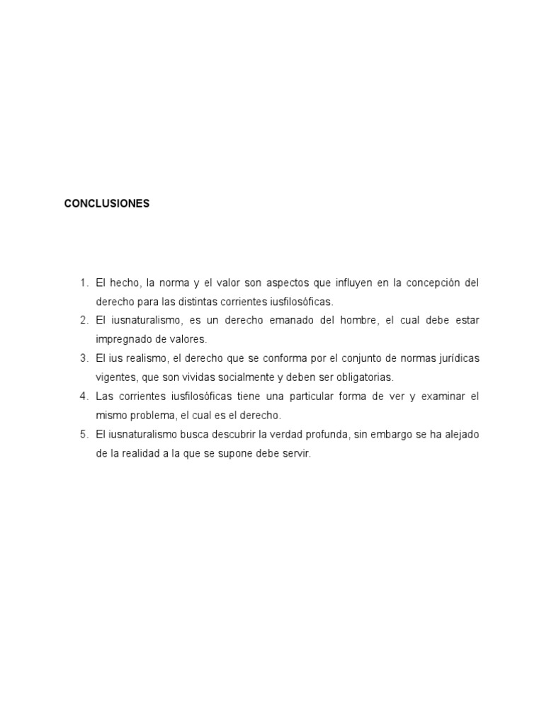 Conclusiones Filosofia | PDF