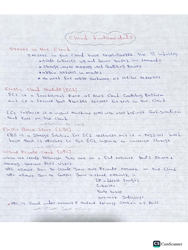 AWS Cloud Fundamentals | PDF