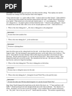 Sequence Words Worksheet | PDF