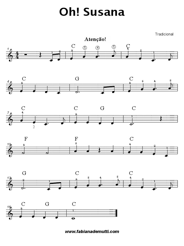 Oh Susana | PDF