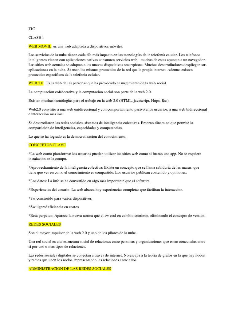 Resumen de TIC | PDF | Clave (criptografía) | Criptomoneda