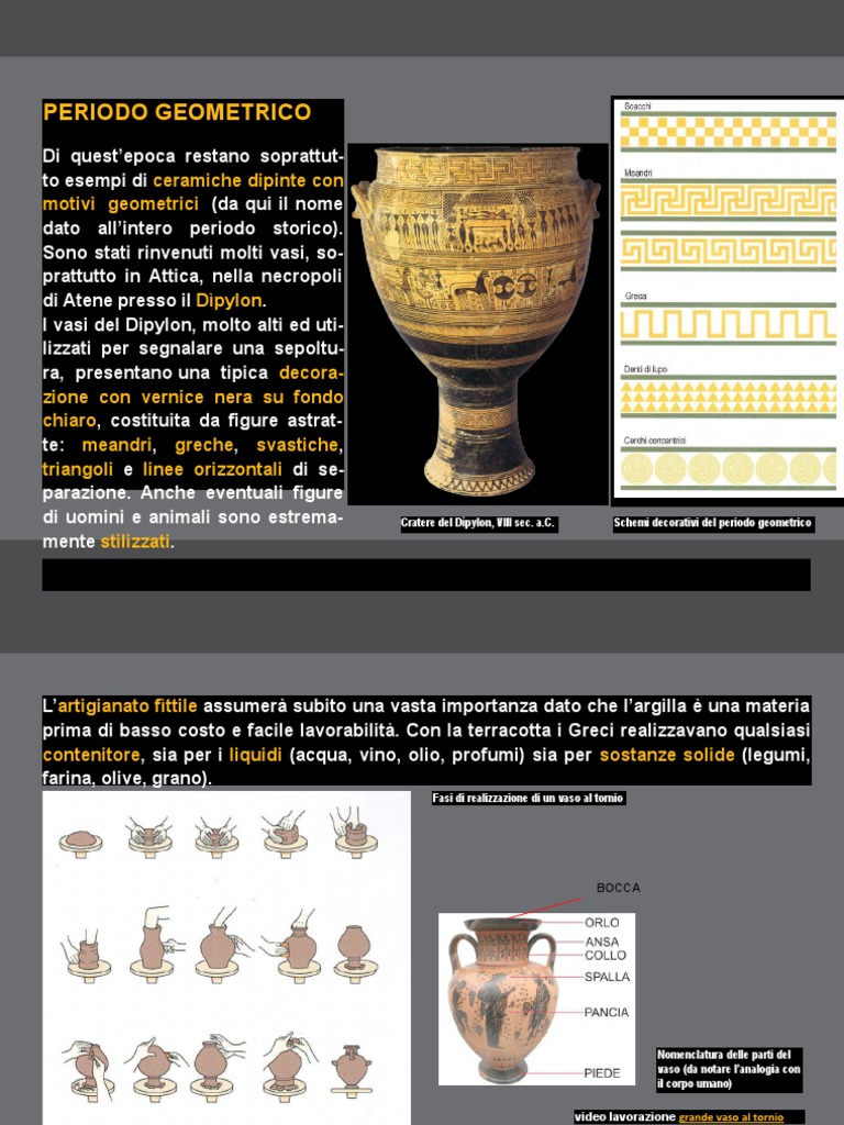 5a Arte Greca Geometrica | PDF
