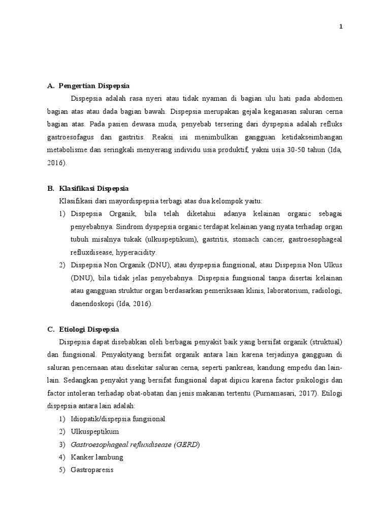 LP Dispepsia Melati1 | PDF