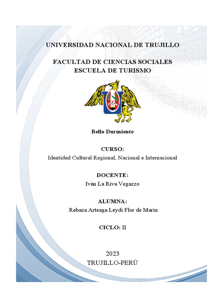 Bello Durmiente-Interpretacion | PDF | Perú