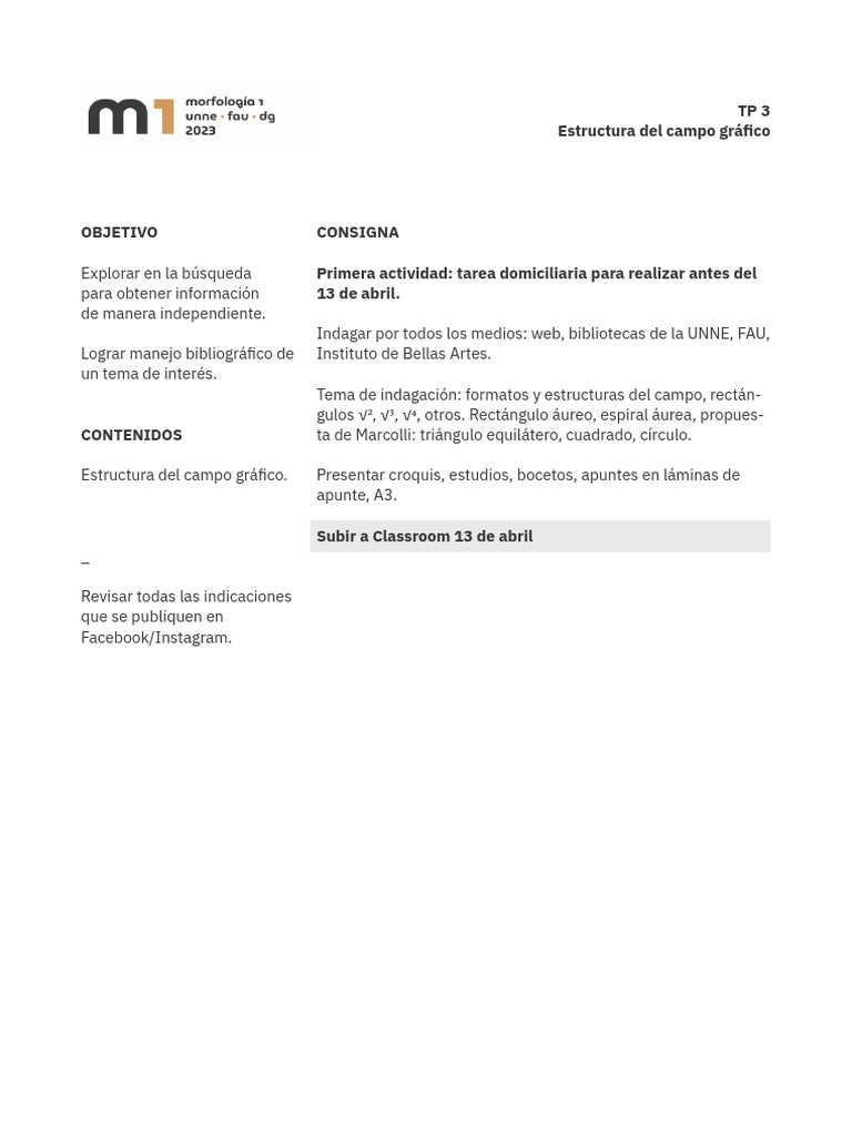 TP3 Morfología 1 DG Unne | PDF