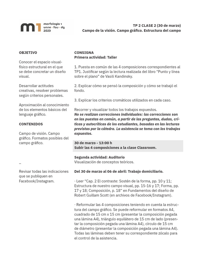 TP2 Morfología 1 DG Unne | PDF