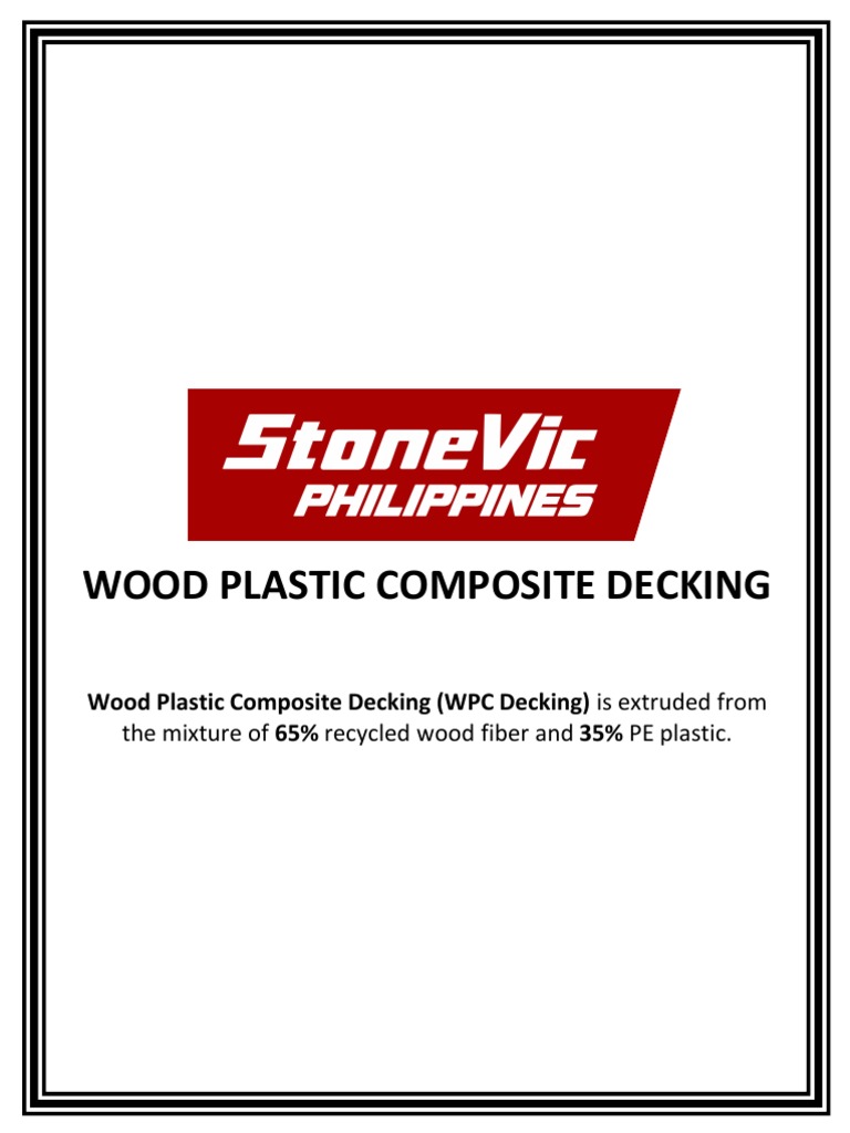 Wpc Decking And Cladding Brochure Pdf Wood Screw