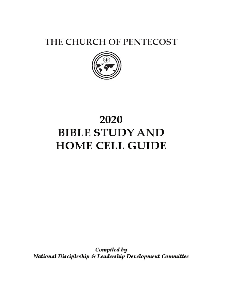 2020 Bible Study and Home Cell Guide: The Church of Pentecost | PDF ...