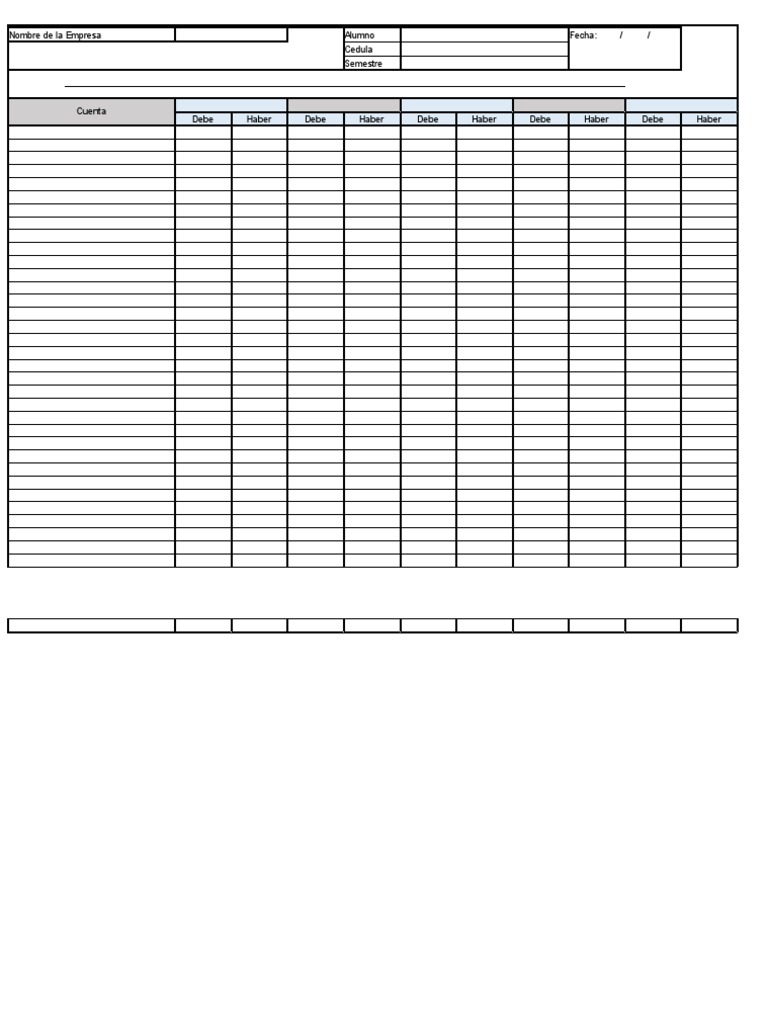 Hoja de 12 Columnas | PDF