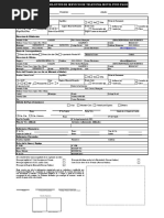 Ficha de Datos Complementarios - CDR | PDF