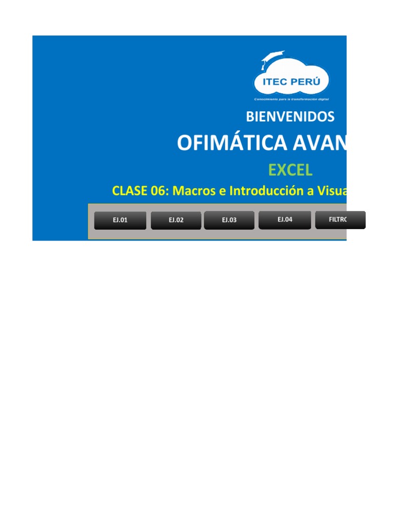 Manual Clase 06 Ofimatica Avanzada | PDF