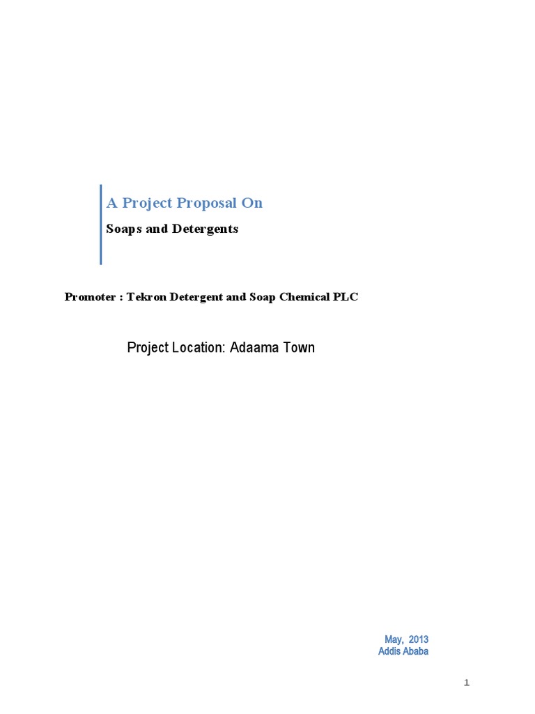 A Project Proposal On: Project Location: Adaama Town | PDF | Internal Rate Of Return | Net ...