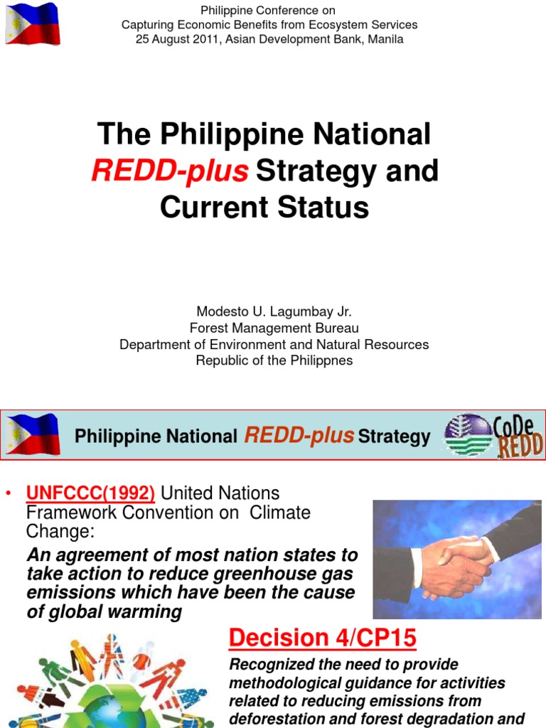 Philippine National REDD Plus Strategy and Current Status - Lagumbay | PDF