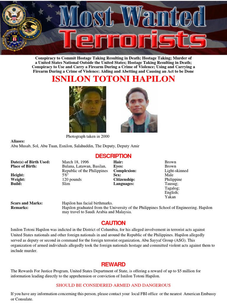Isnilon Totoni Hapilon | PDF