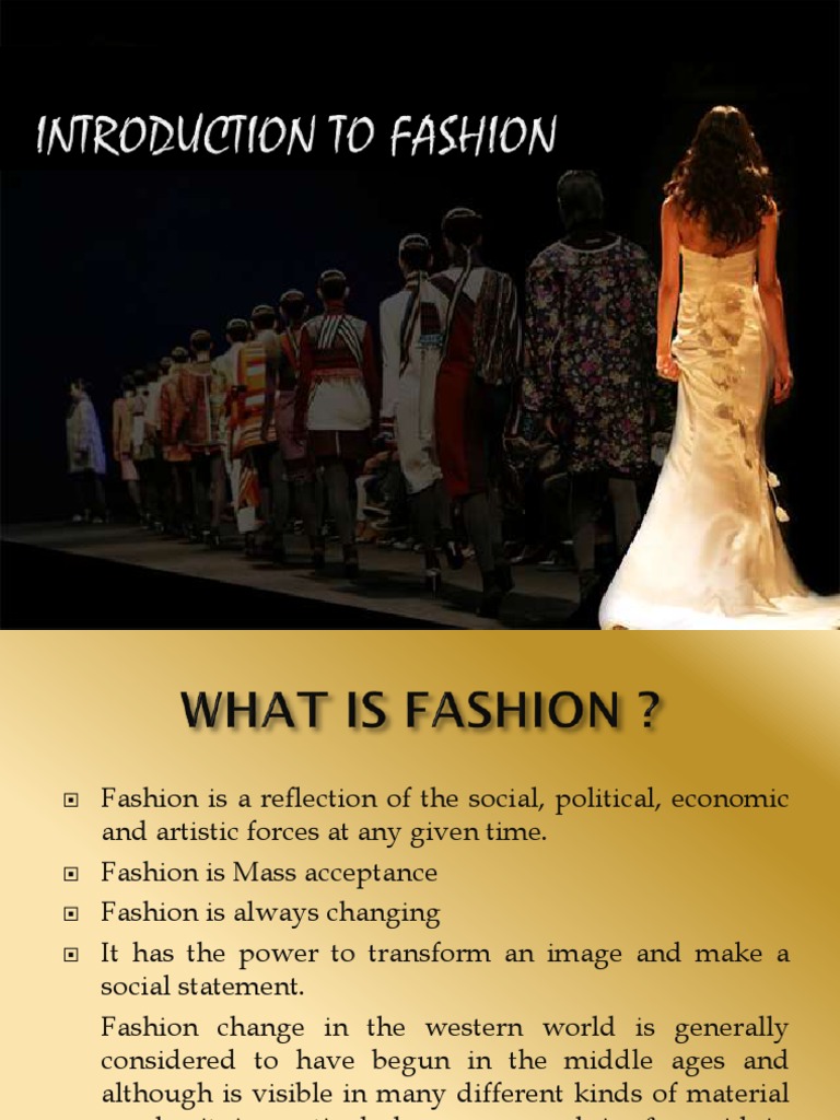 Introduction To Fashion | PDF | Textiles | Knitting