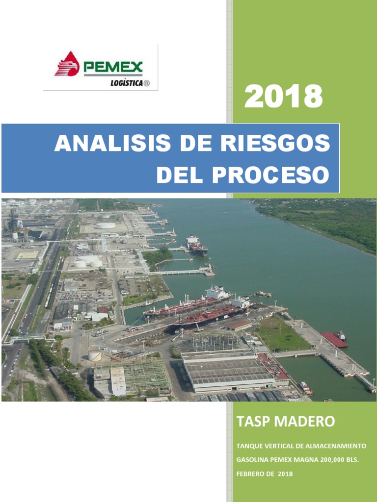 Análisis de Riesgos TASP Madero 2018 | PDF | Tanques | Clima