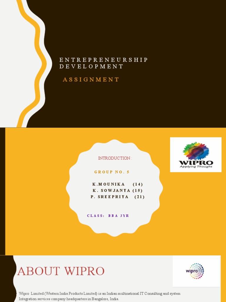 Wipro | PDF | Private Sector | Economies