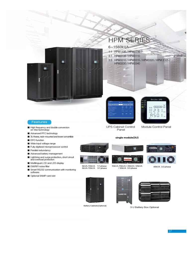 Ficha Tecnica Ups | PDF