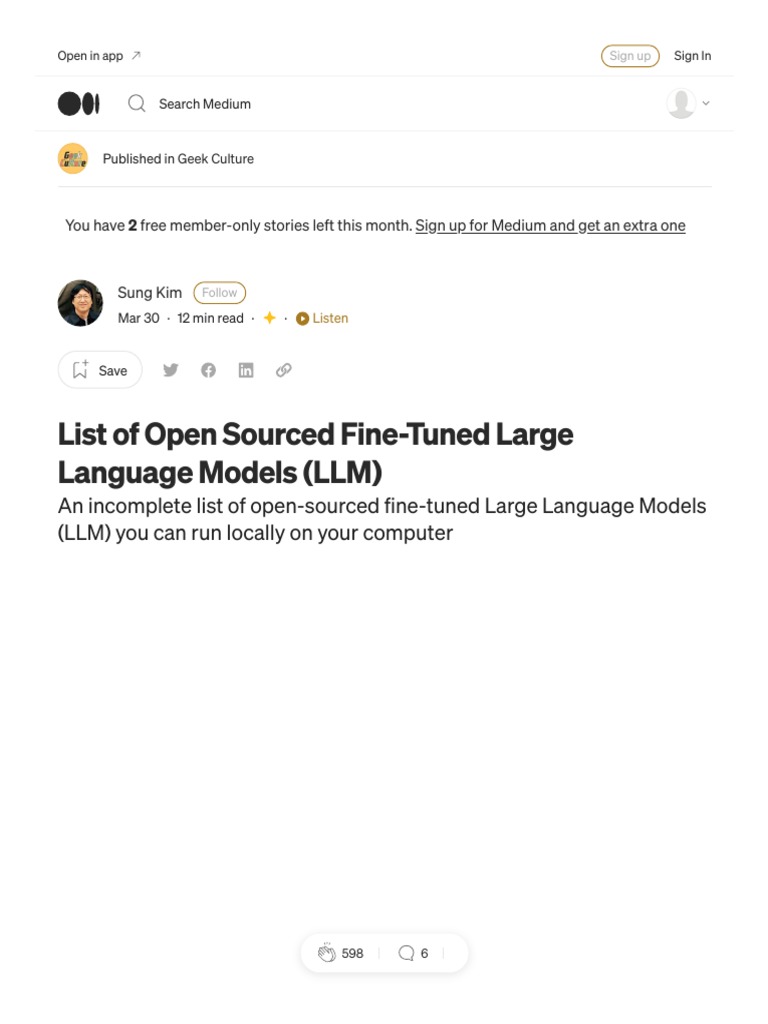 List of Open Sourced Fine-Tuned Large Language Models (LLM) - by Sung ... List of Open Sourced Fine-Tuned Large Language Models (LLM) - by Sung ...