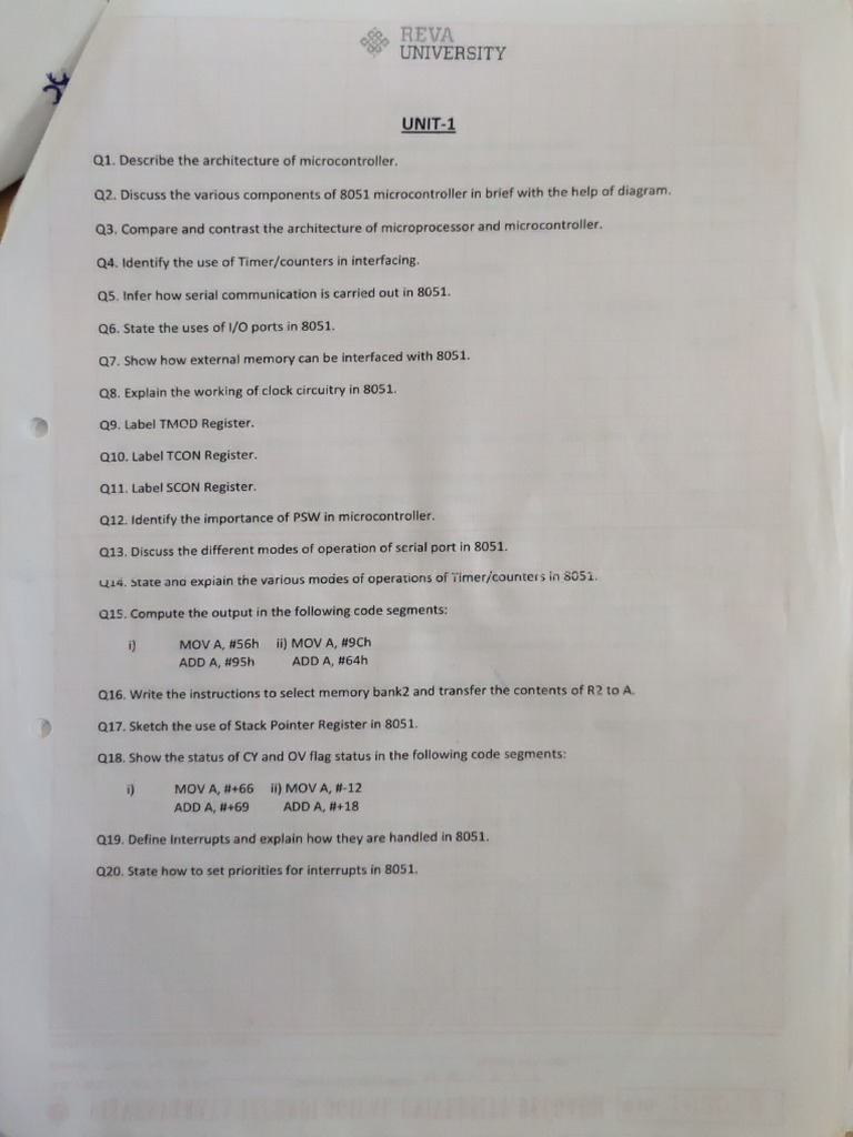 MC Question Bank | Download Free PDF | Analog To Digital Converter ...