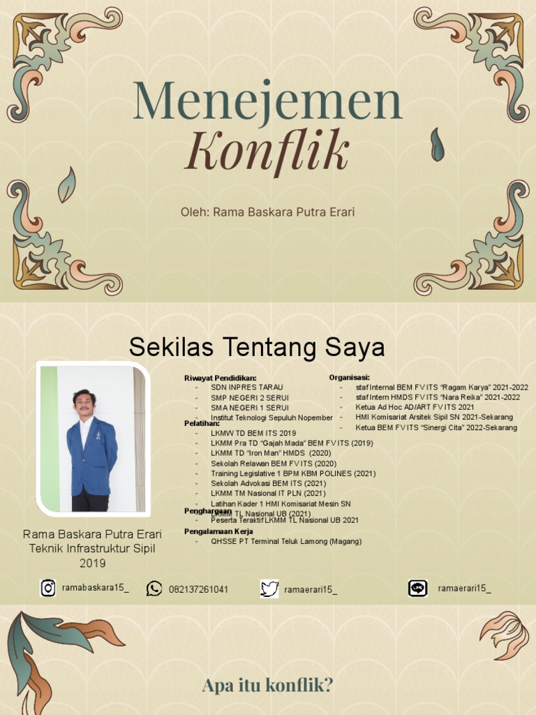 Menjemen Konfilk - Rama Baskara Putra Erari | PDF