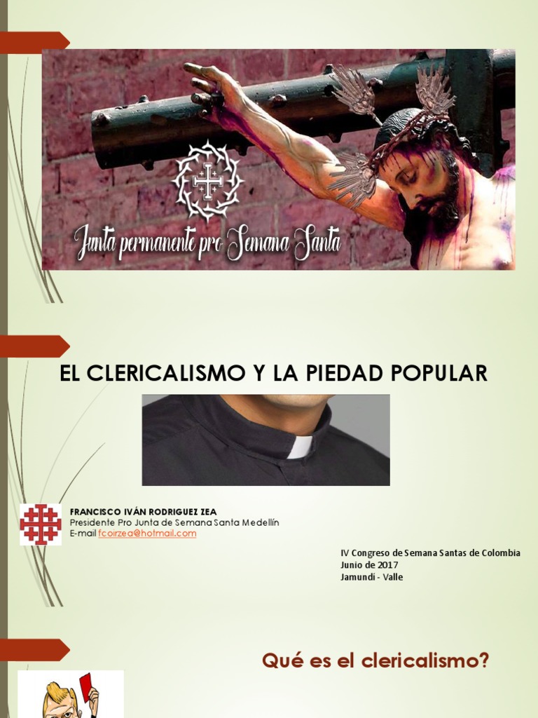 Presentación Clericalismo y Religiosidad Popular | PDF | Laicado ...