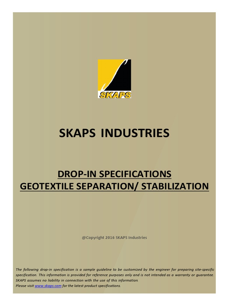 DIS For Separation Woven Separation SKAPS | PDF | Quality Management ...