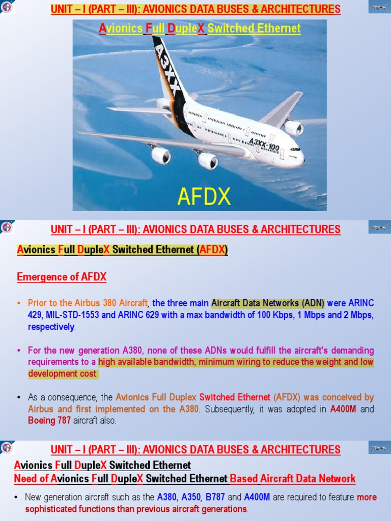 Avionics Ethernet for Modern Aircraft | PDF