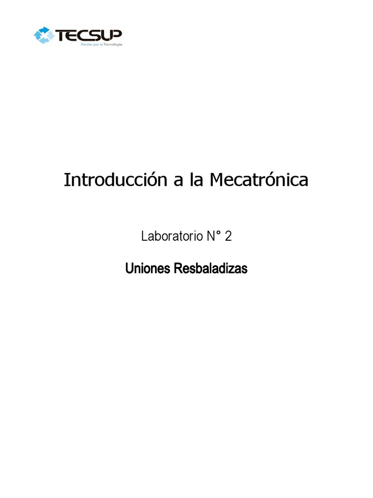 Lab02 - Uniones Resbaladizas-2 | PDF