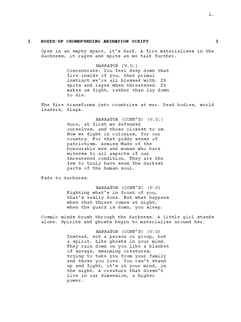 Boxed-Up Crowd Funding Animation | PDF