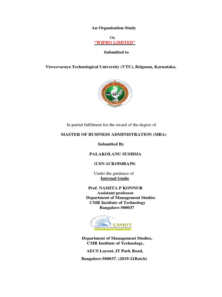 Wipro Limited | PDF | Strategic Management | Supply Chain