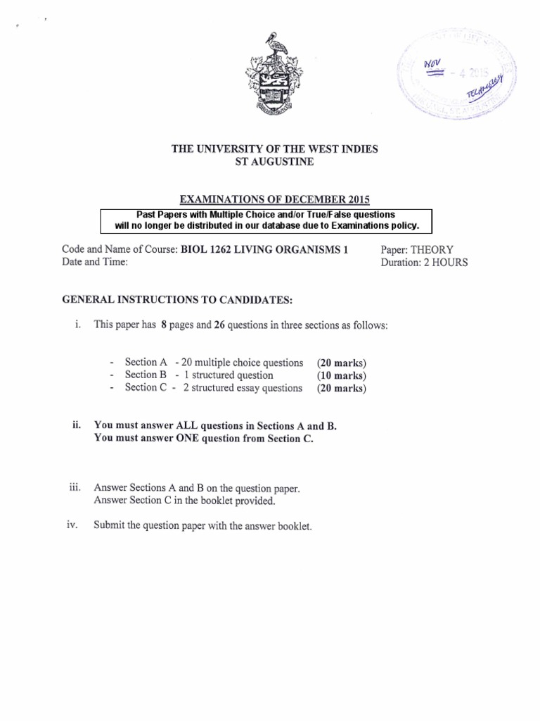 Biol1262 Past PP | PDF