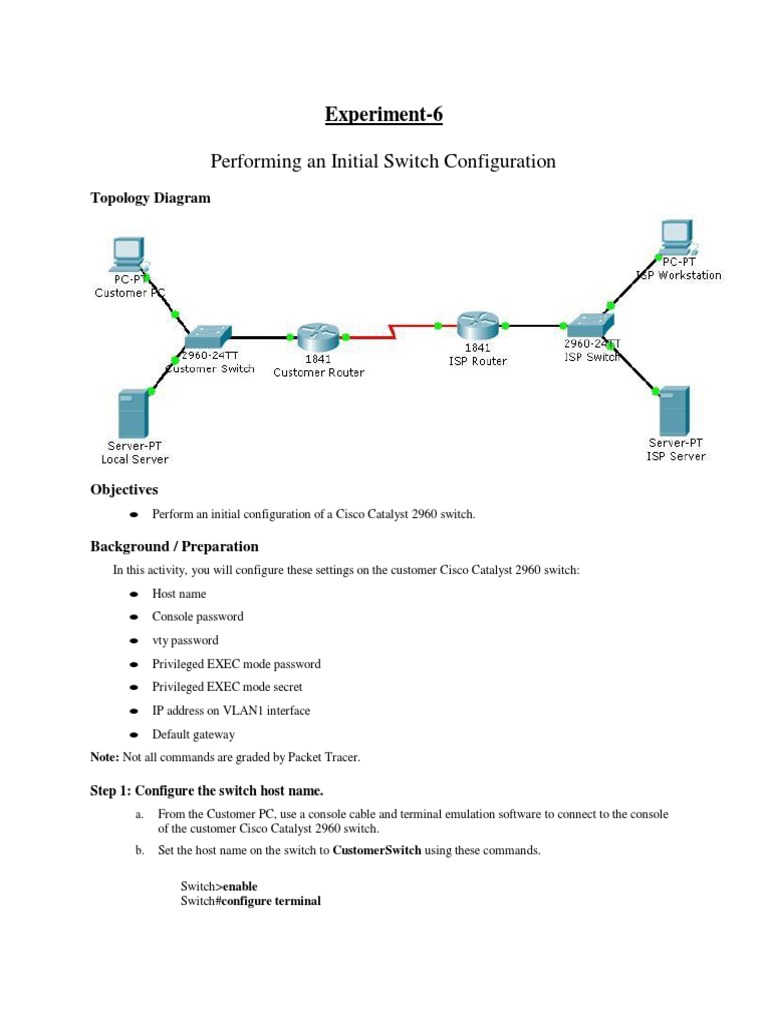 Experiment # 6 7 | PDF | Command Line Interface | Ip Address