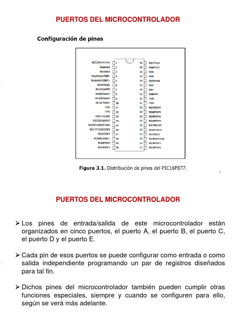 3.1configuracion de Los Puertos de Entrada - Salida - 22 | PDF