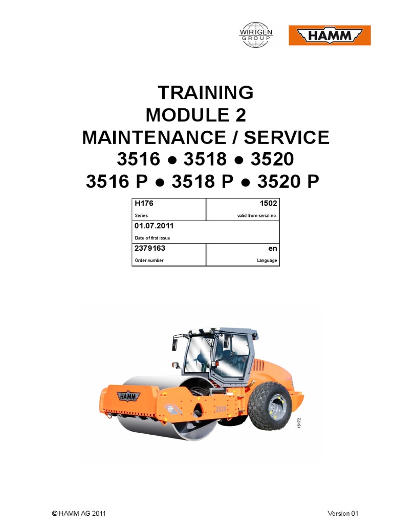 Training Maintenance / Service: © HAMM AG 2011 | PDF