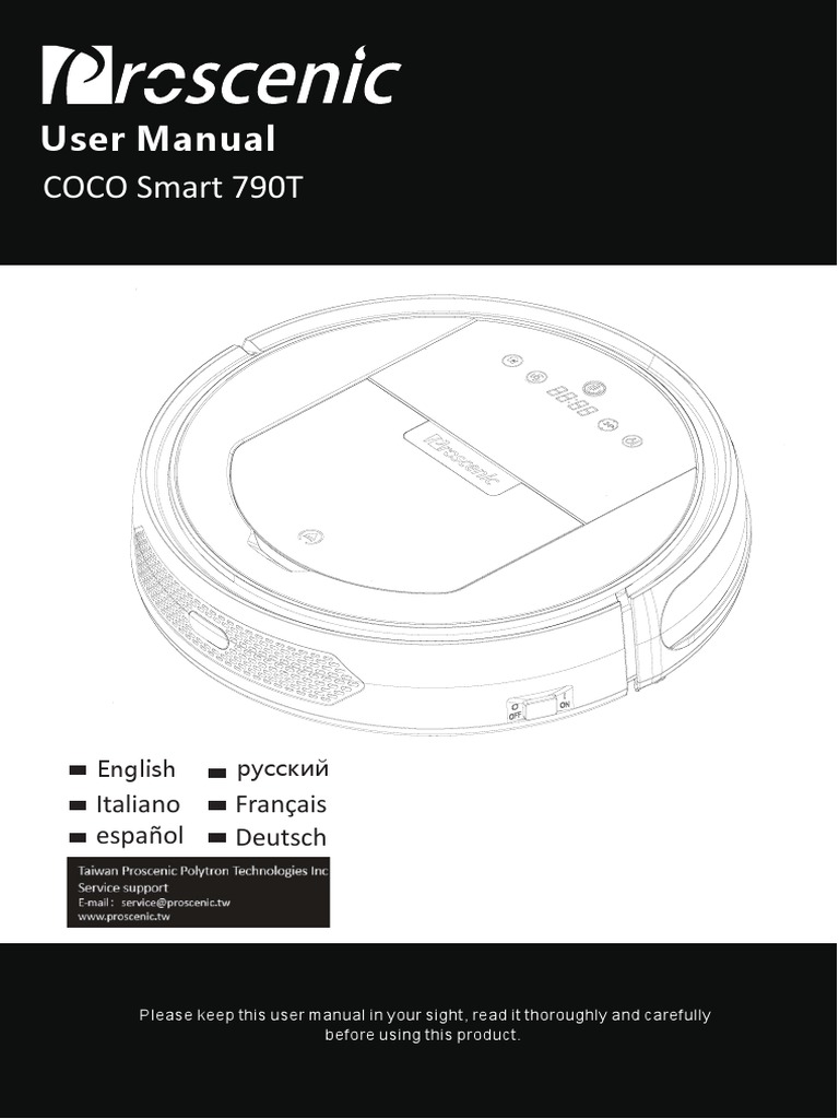 COCO Smart 790T User Manual | PDF | Vacuum Cleaner | Electricity