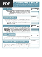 Just Culture Algorithm Overview | PDF | Risk | Policy