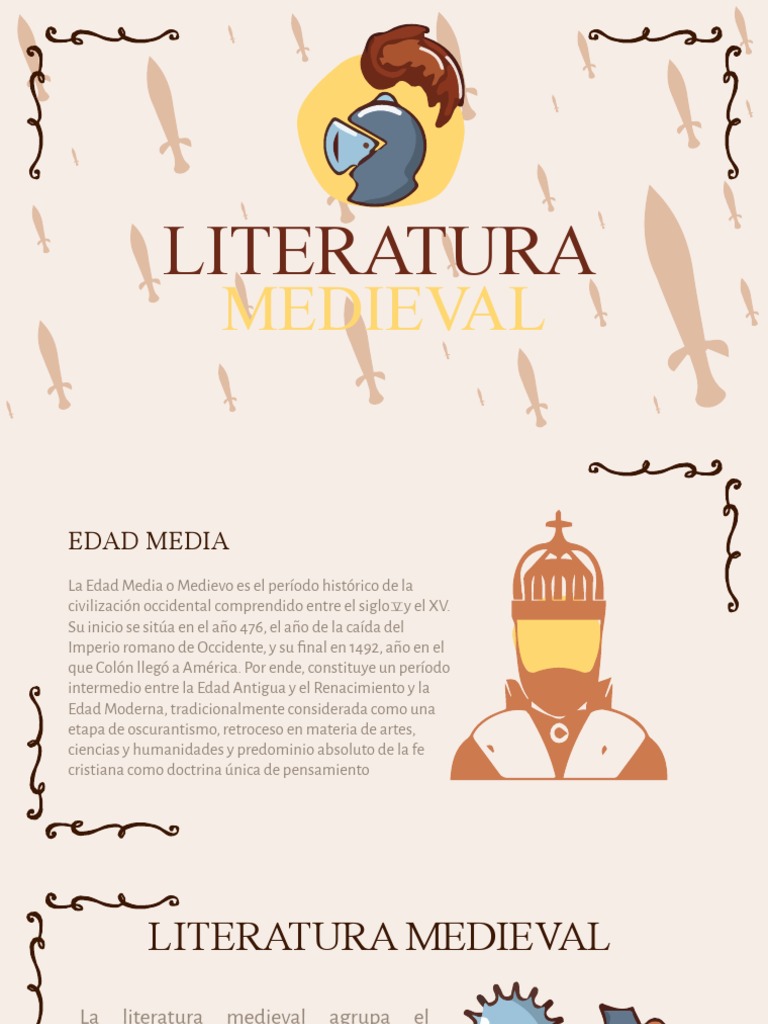 Literatura Medieval | PDF | Edades medias | Literatura medieval