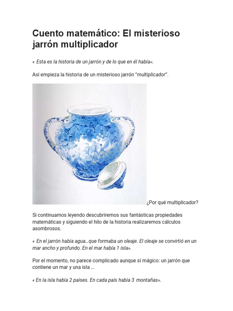 Cuento Matematico | PDF