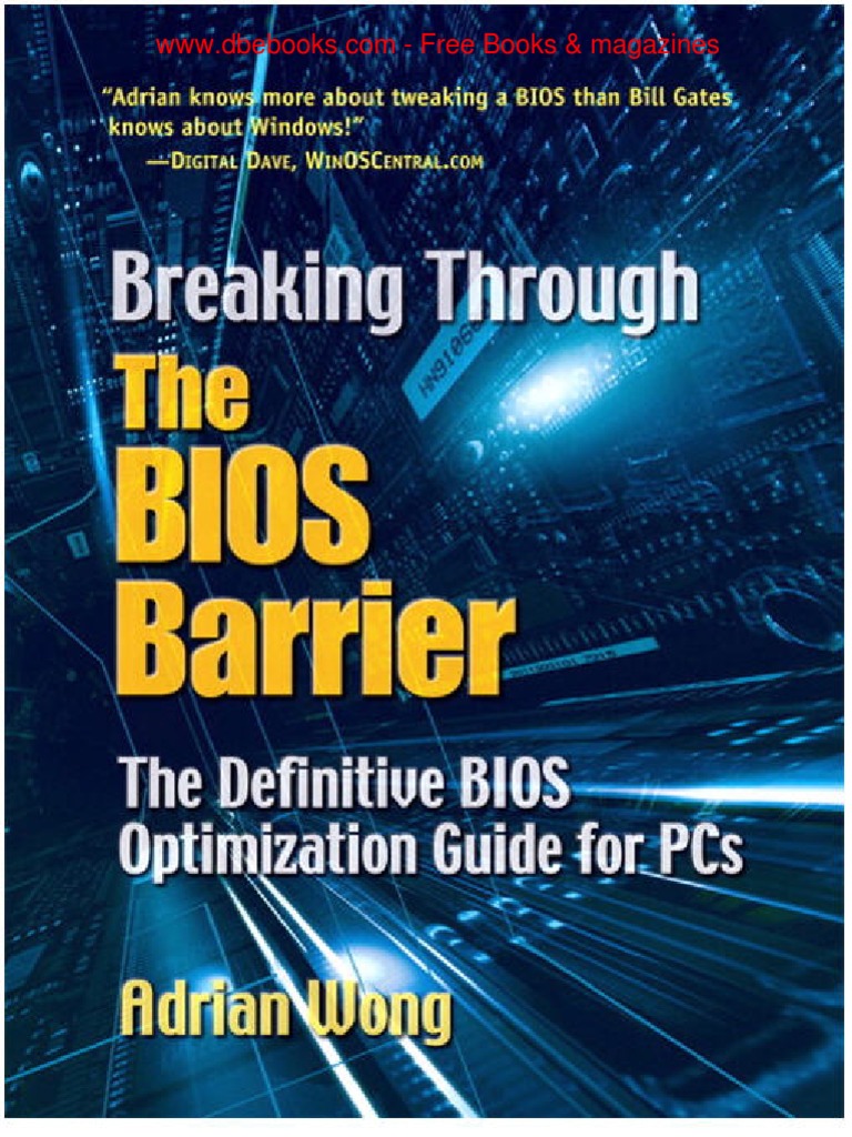 Breaking Through The BIOS Barrier - The Definitive BIOS Optimization ...