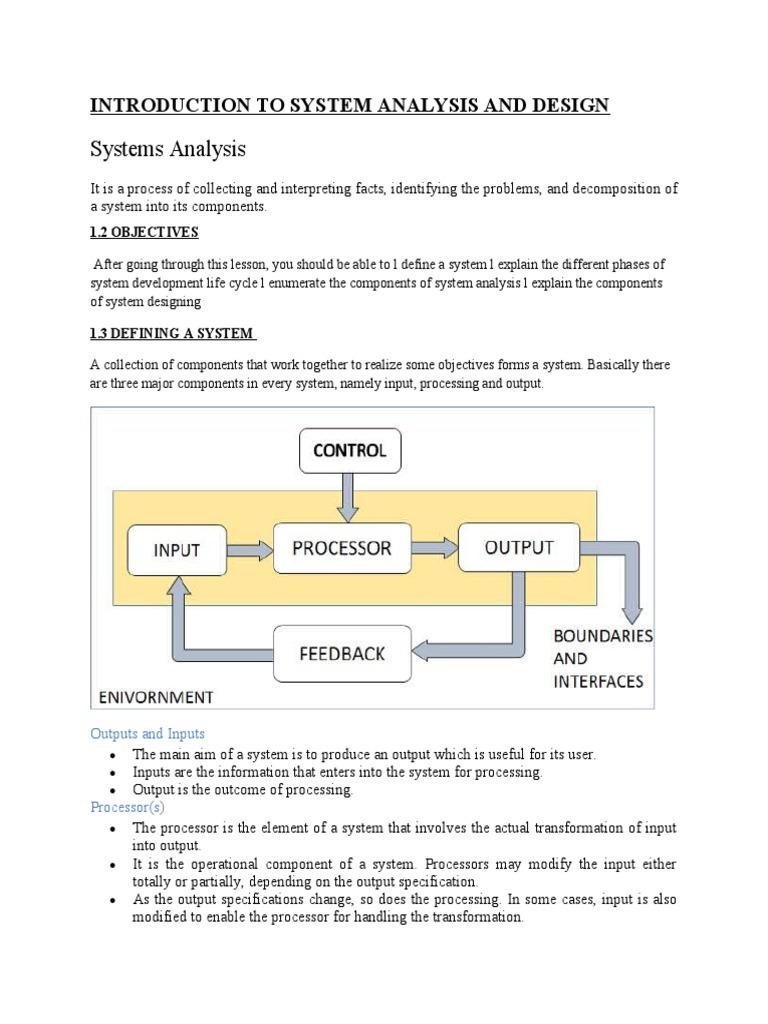 BBA6th SAD Unit 1 | PDF | System | Conceptual Model