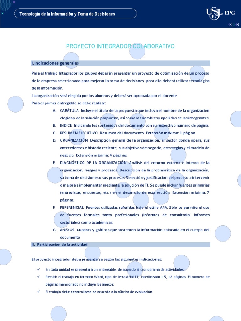 TITP - U2 - Proyecto Integrador - 1er Entregable | PDF | Crecimiento ...