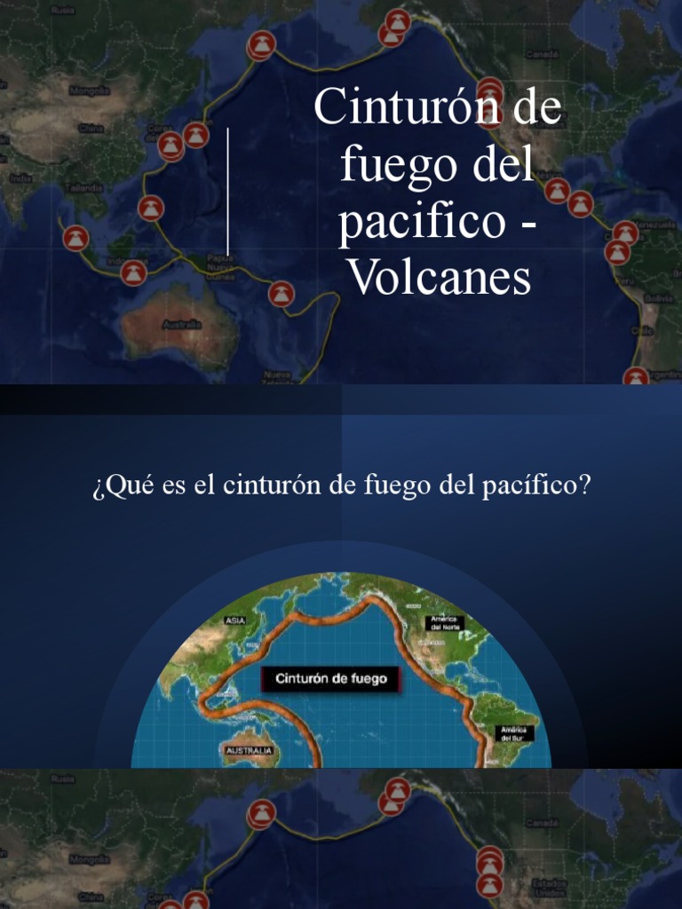 Cinturón de Fuego Del Pacifico - Volcanes | PDF